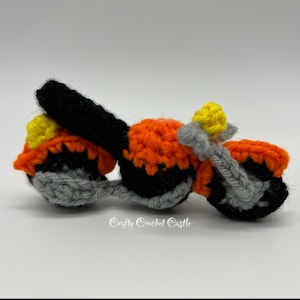Crochet Motorcycle Keychain, PDF PATTERN ONLY, English - Etsy