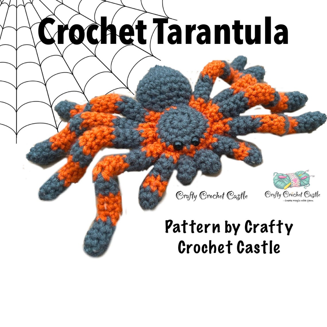 Crochet Tarantula PDF PATTERN ONLY English - Etsy