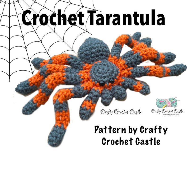 Crochet Tarantula PDF PATTERN ONLY English - Etsy