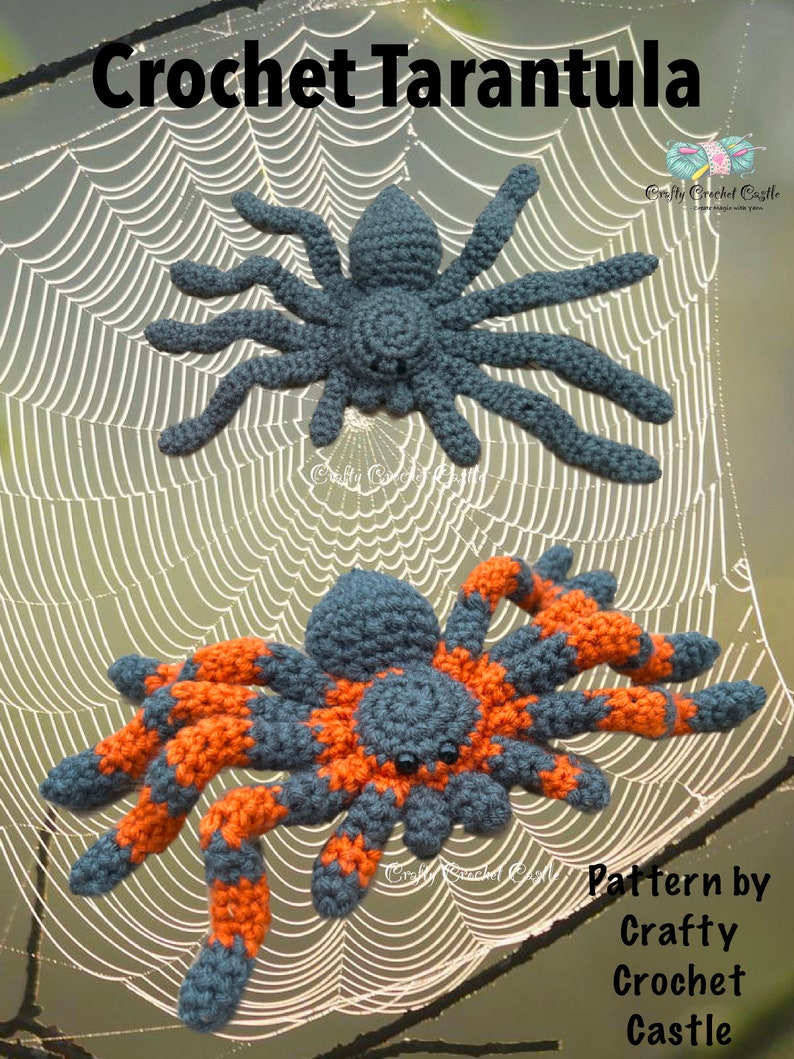 Crochet Tarantula PDF PATTERN ONLY English - Etsy