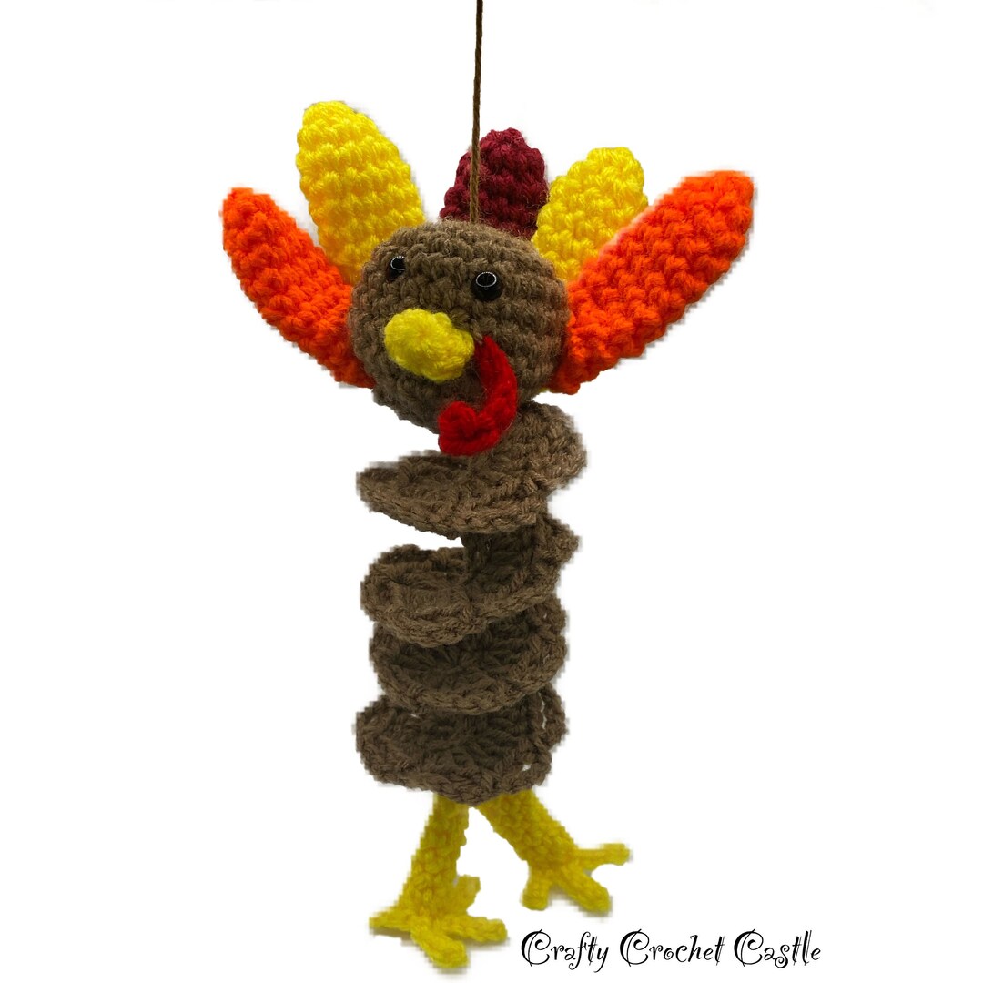 Crochet Turkey Wind Spinner, PDF PATTERN ONLY, English - Etsy