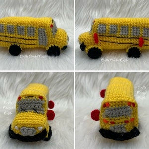 Crochet School Bus, PDF PATTERN ONLY, English - Etsy