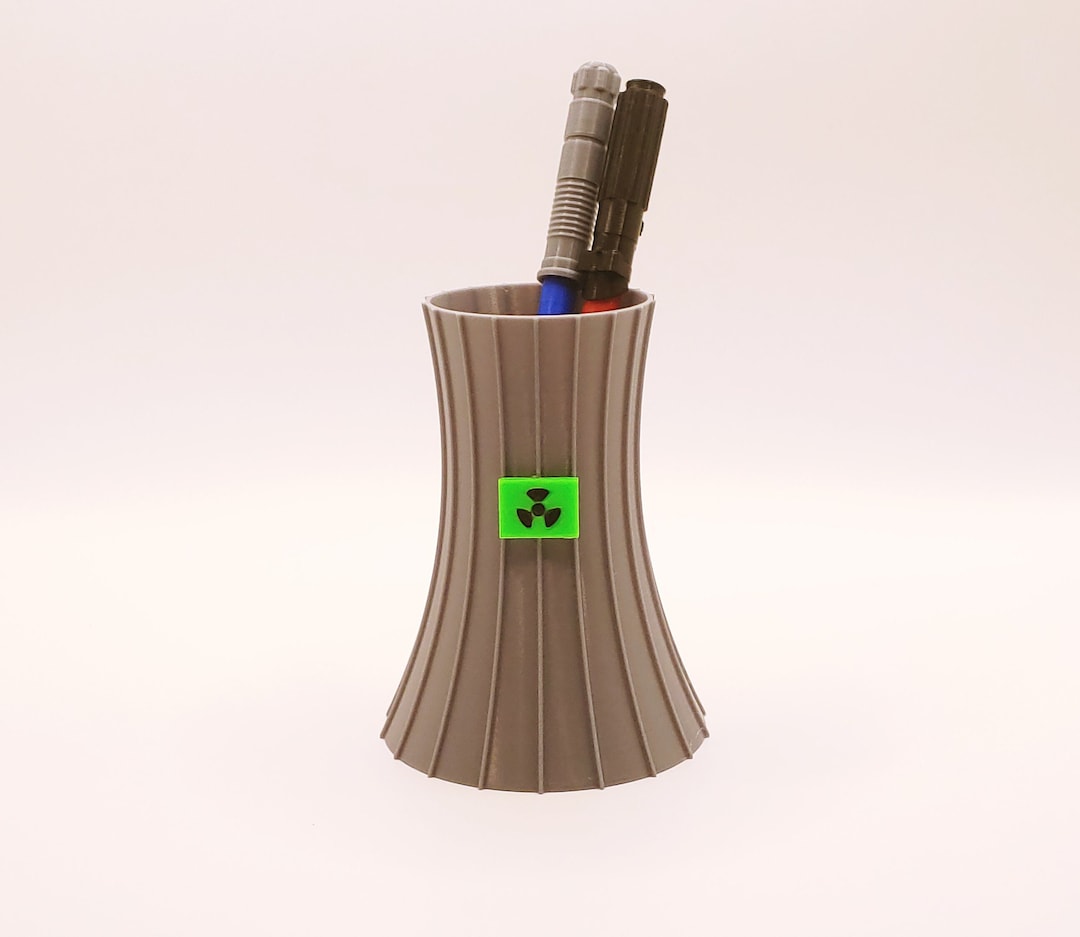 Nuclear Cooling Tower Pen Holder || Nuclear Cooling Tower Model - Etsy