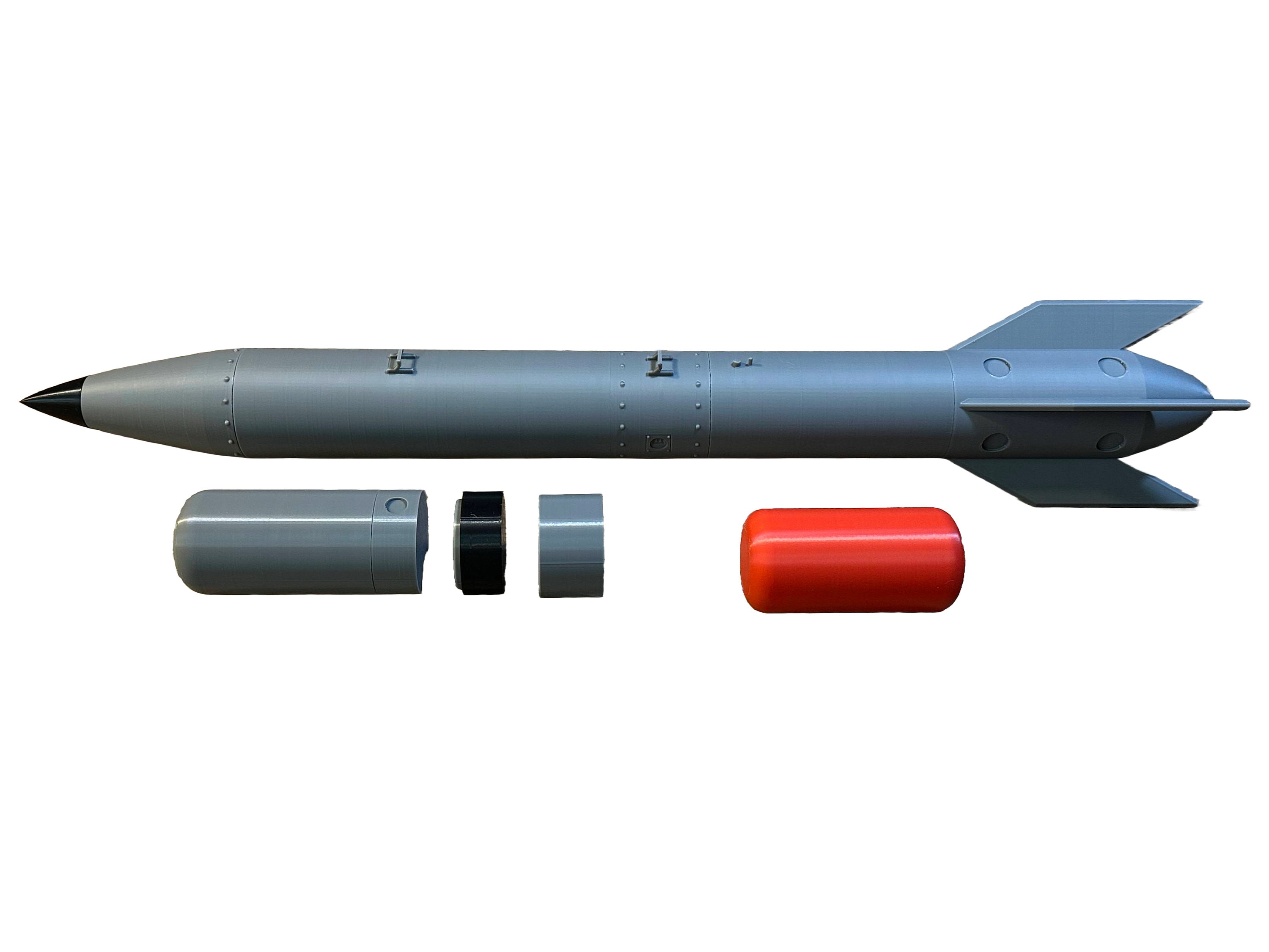 B61-12 1:5 Scale 2 Foot Long Model B61-12 With Modeled Internal Components B61-12 Nuclear ...