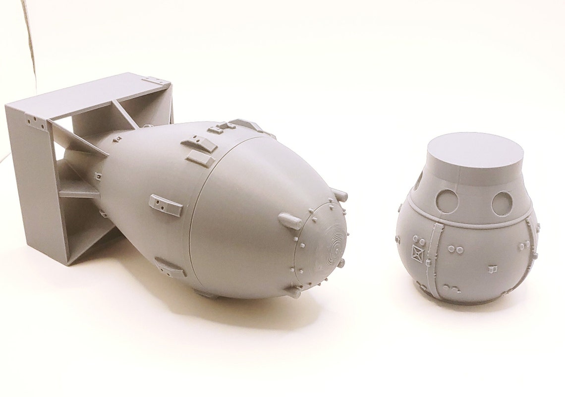 Fatman Atomic Bomb Model Container With Physics Package - Etsy