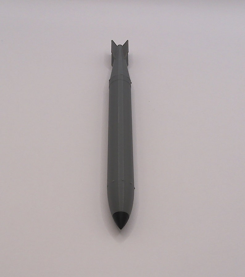 B61 Nuclear Bomb Model || B61 Nuclear Gravity Bomb 3D Printed Model - Etsy
