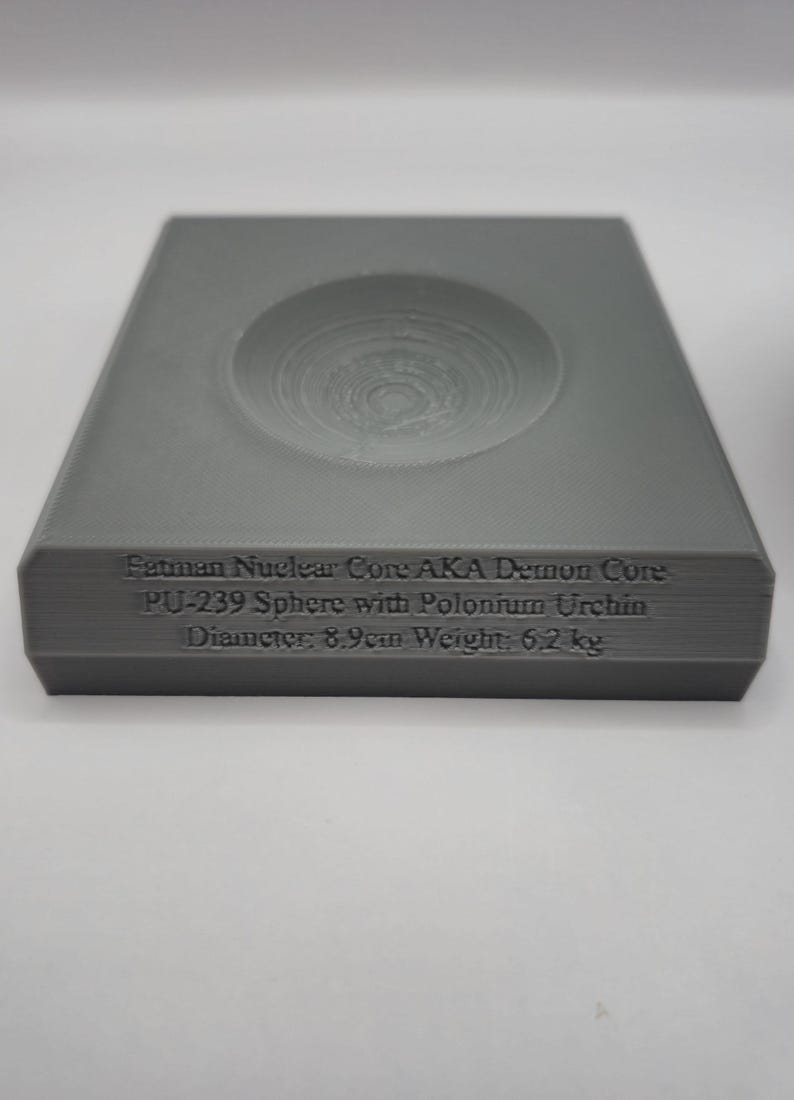 Demon Core 1:1 Scale || Fatman Nuclear Core Model - Etsy