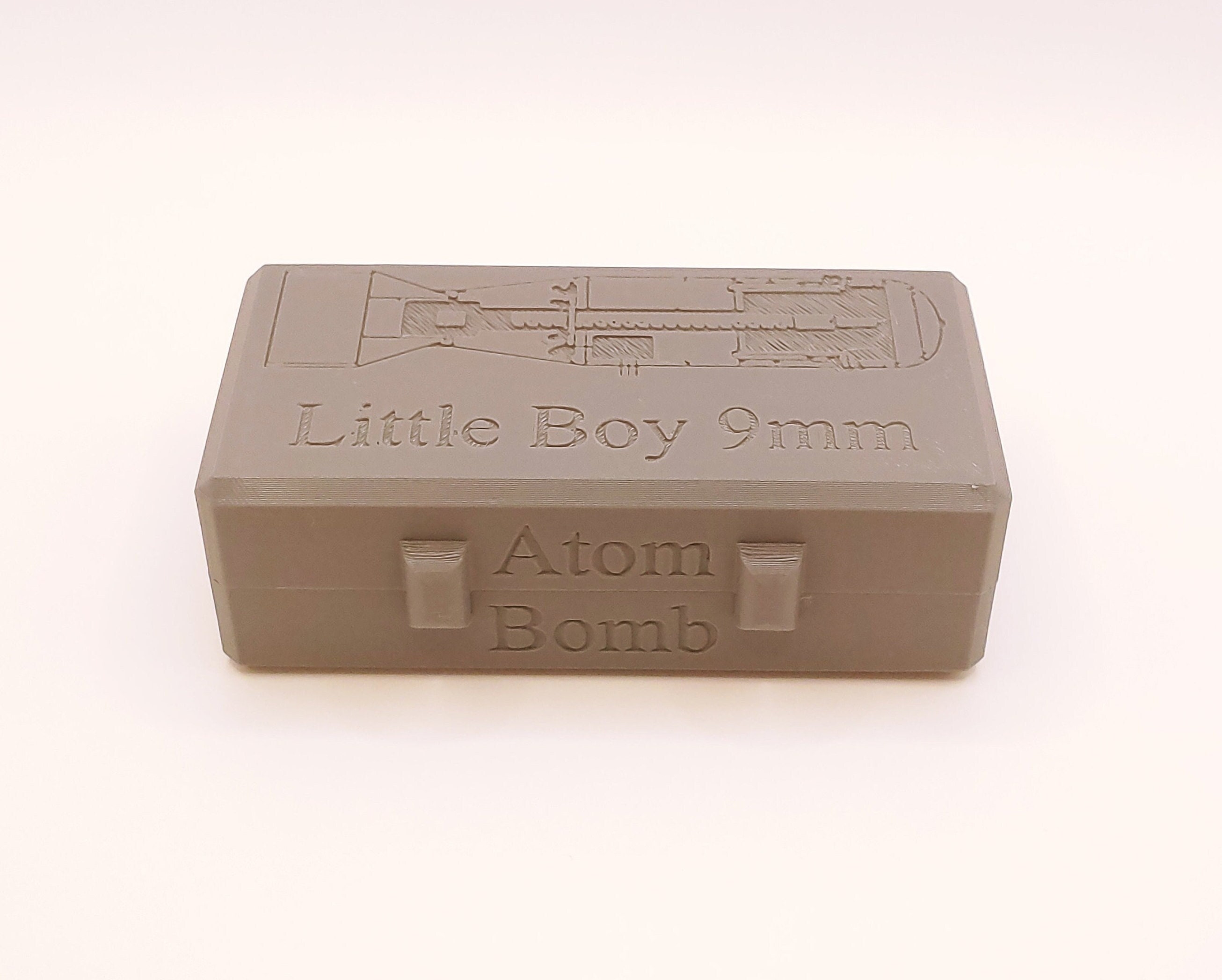 9mm Ammo Box - 50 Rounds || Little Boy Nuke Themed - Etsy