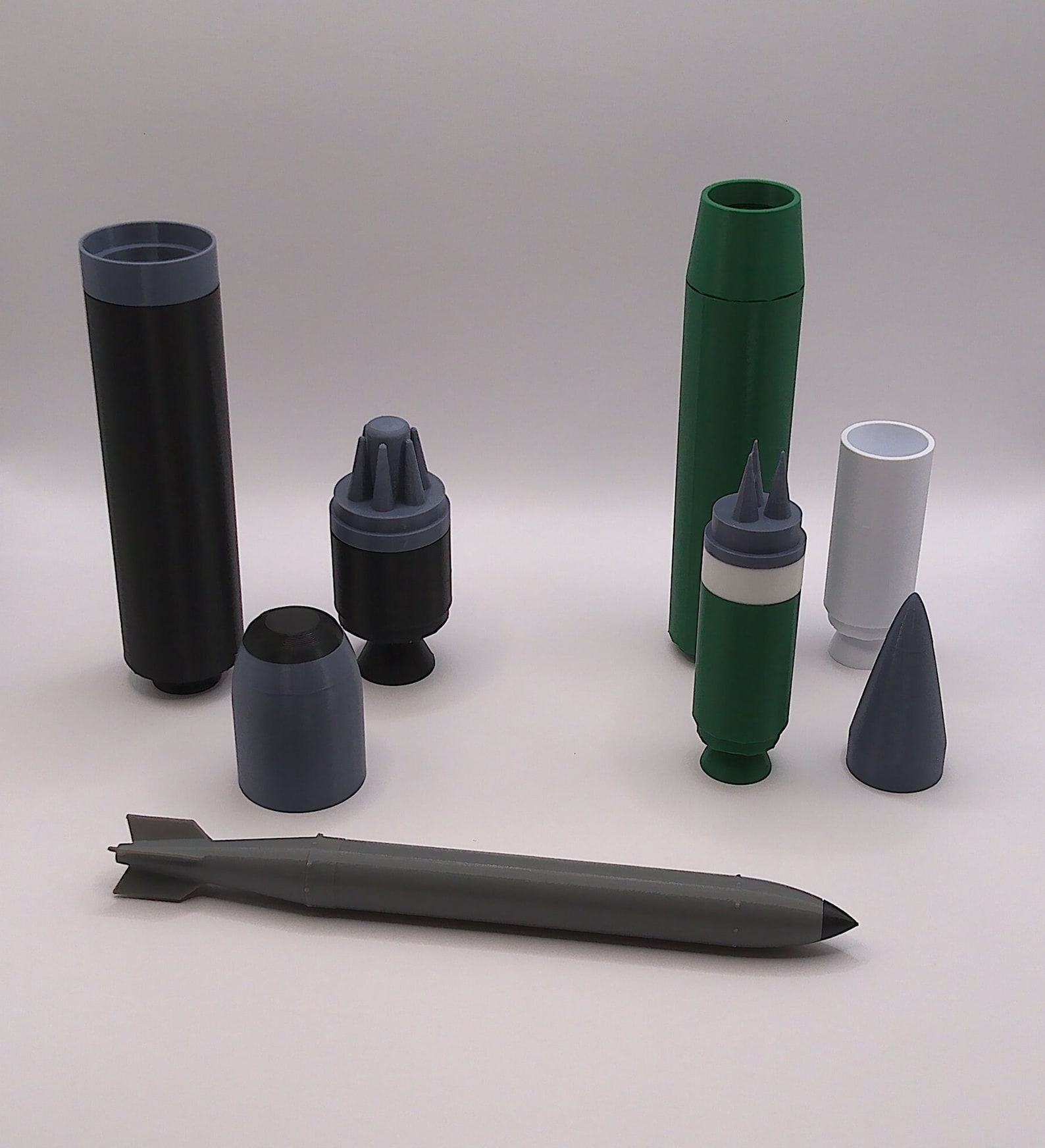 U.S.A Nuclear Triad Model Set || B61 || Trident D2 SLBM || Minuteman 3 ...