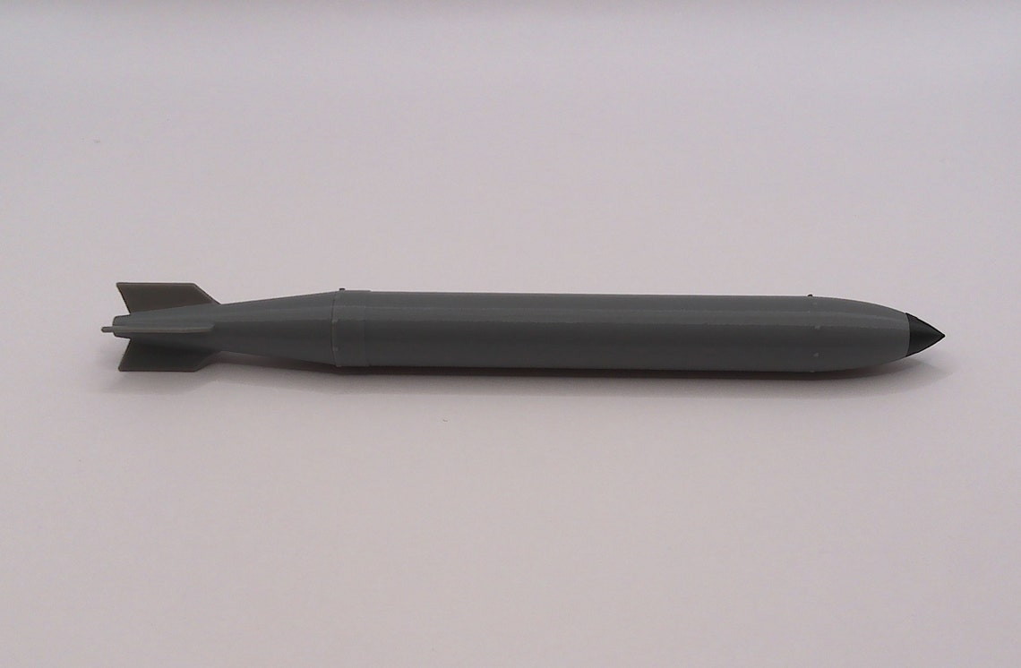 B61 Nuclear Bomb Model B61 Nuclear Gravity Bomb 3D Printed Model - Etsy