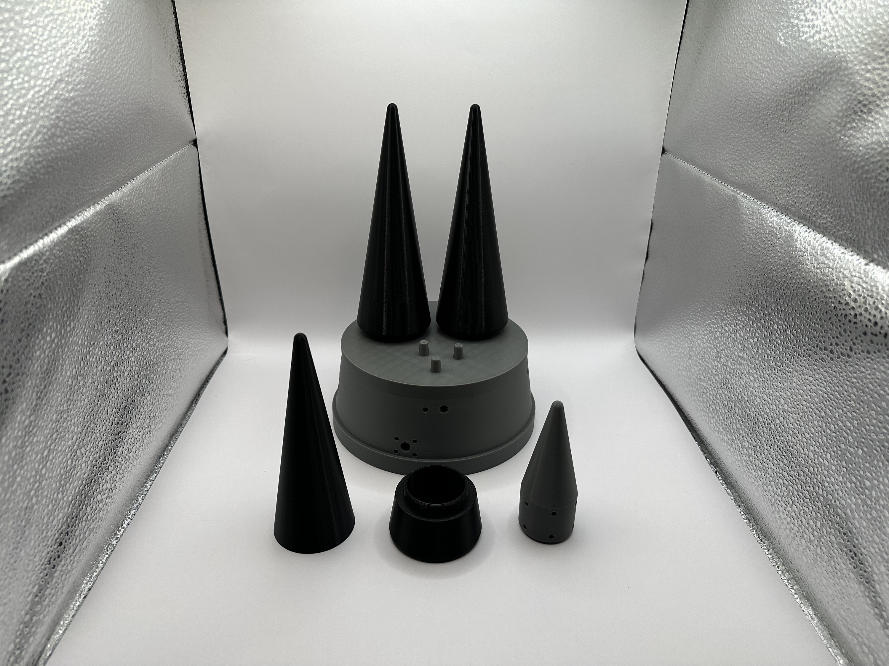 Minute Man III Nuclear Warhead MIRV Bus Model With Re-entry Vehicles MK ...