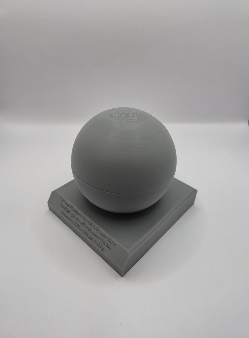 Demon Core 1:1 Scale || Fatman Nuclear Core Model - Etsy