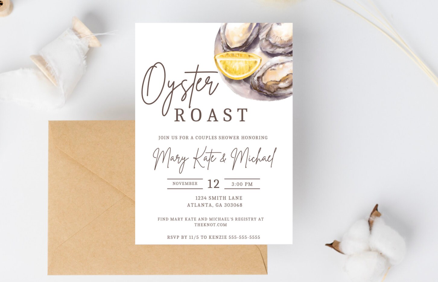 Oyster Invitation