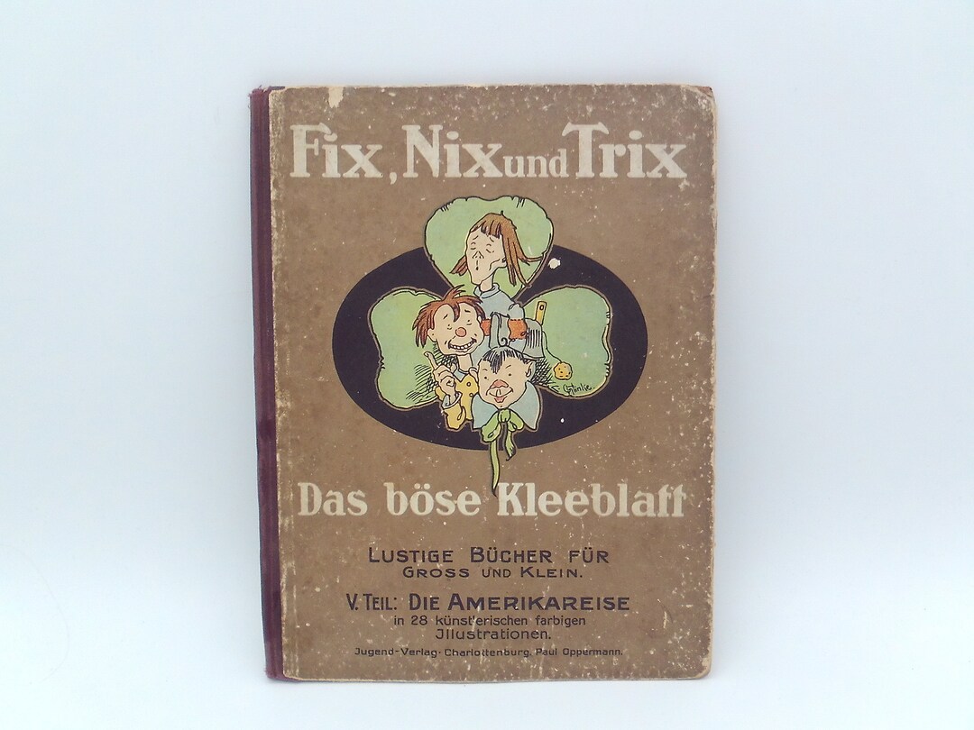 Vintage Children's Book / Children's Poems Fix, Nix and Trix the Evil ...