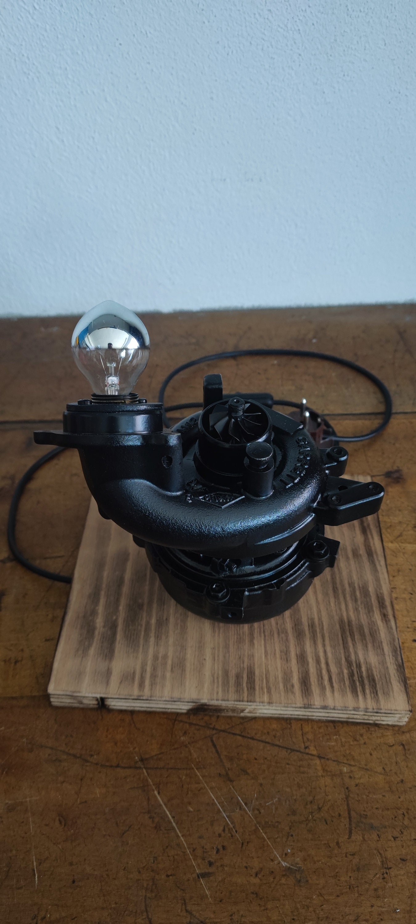 Handmade Turbocharger Lamp - Etsy