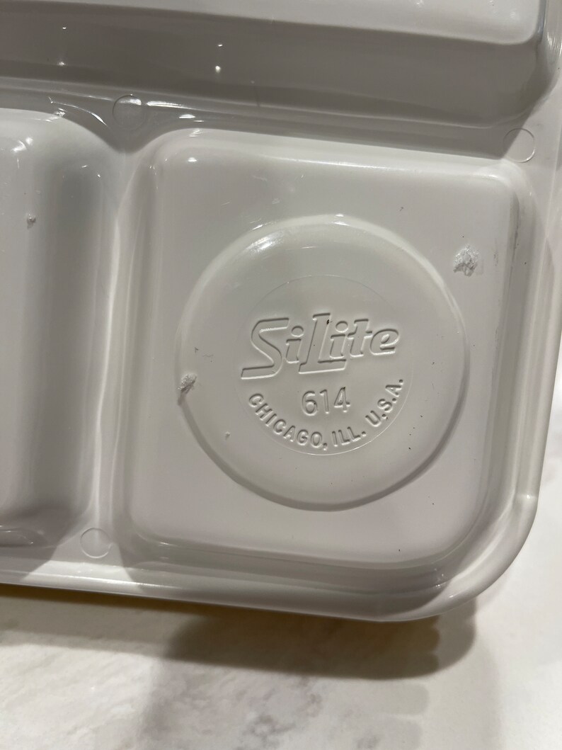 Set of 8 Vintage Silite Plastic Food Trays With Sections - Etsy