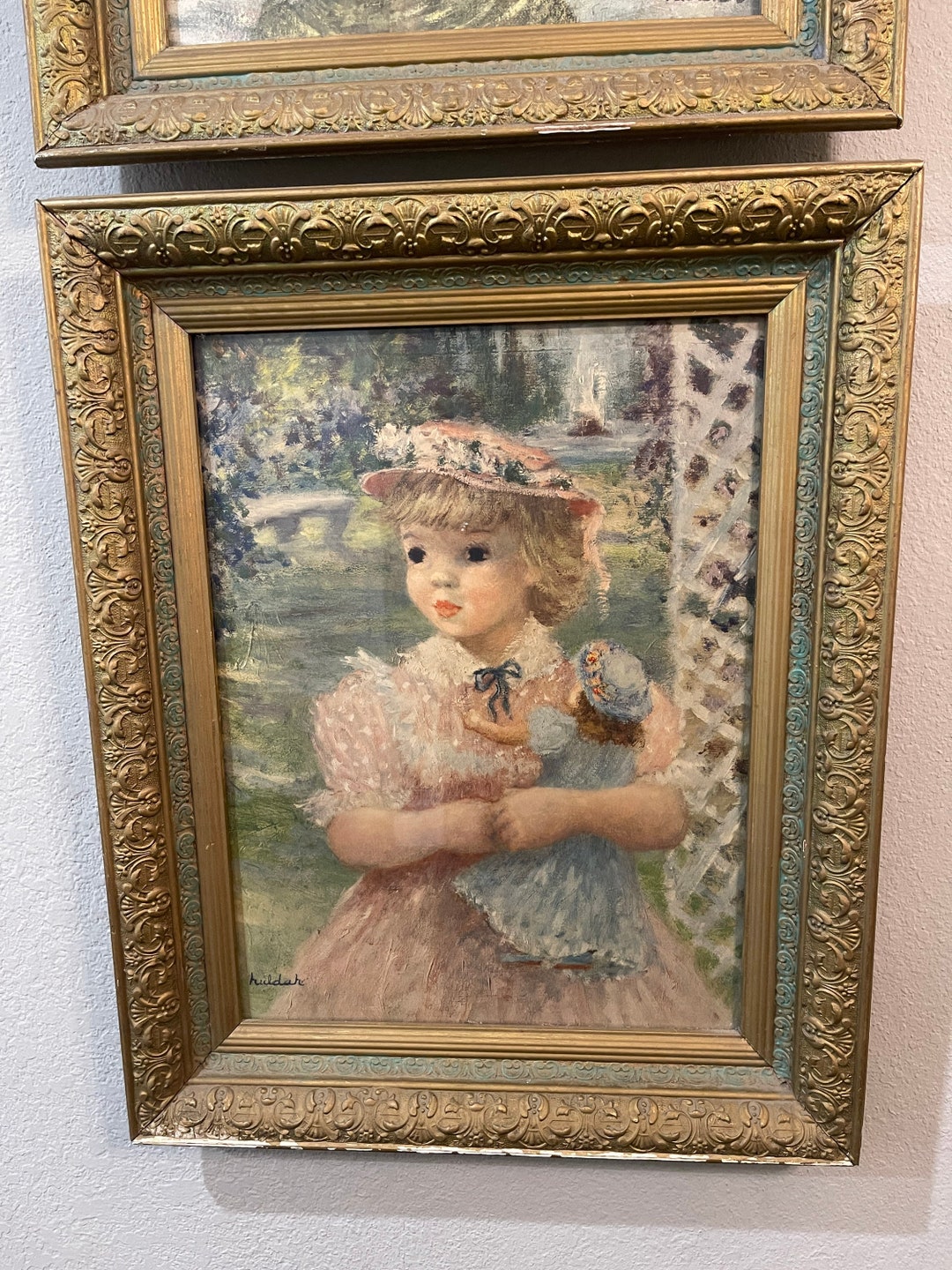 French Artist Huldah 1950’s Vintage Print - Etsy