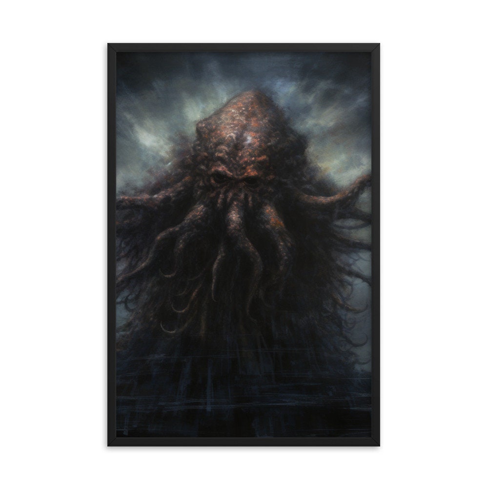 COSMIC LEVIATHAN / Poster Digital Print / Cthulhu / Lovecraft - Etsy