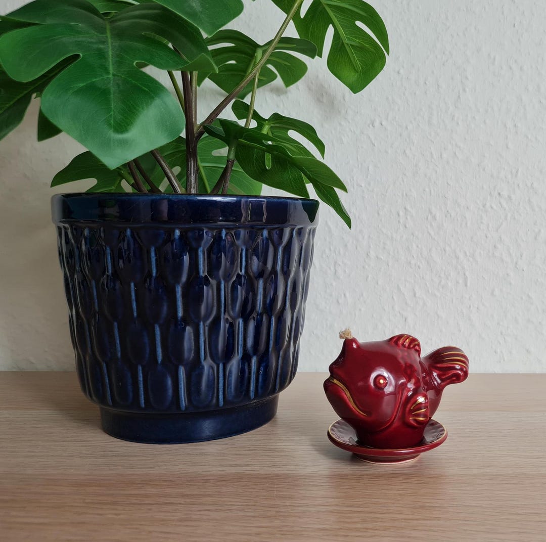 Small Fish Oil Lamp - Soholm Fish - Vintage Oil Lamp - Søholm Denmark ...