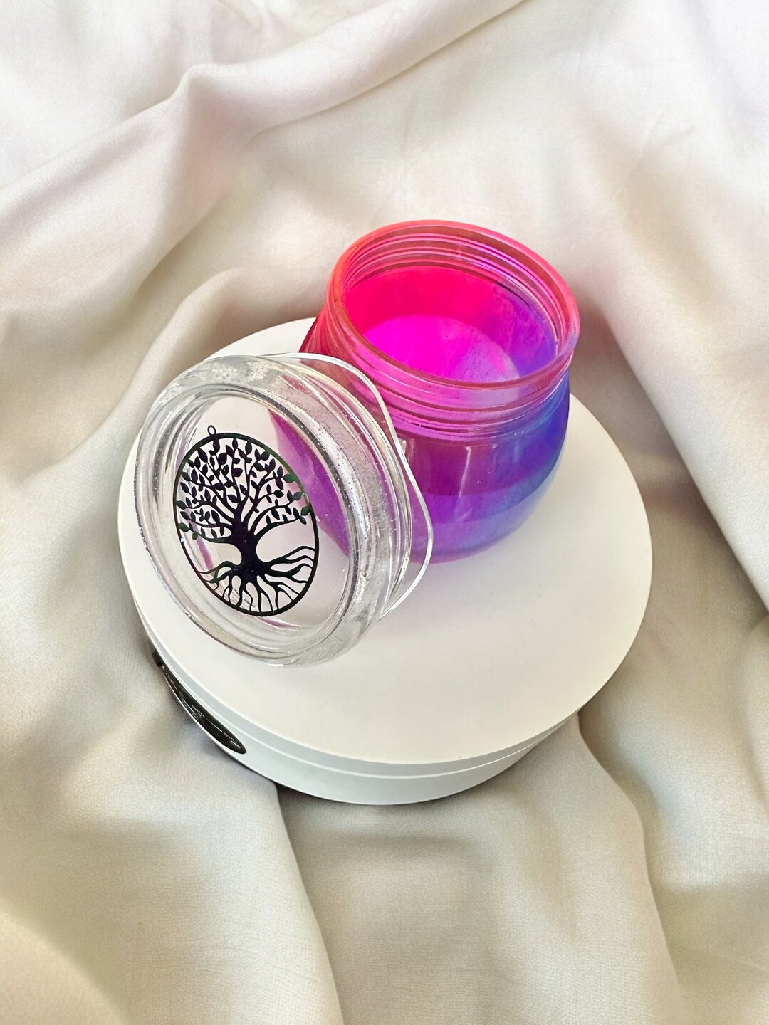 Multi-color Resin Epoxy Jar Tree of Life Zen - Etsy