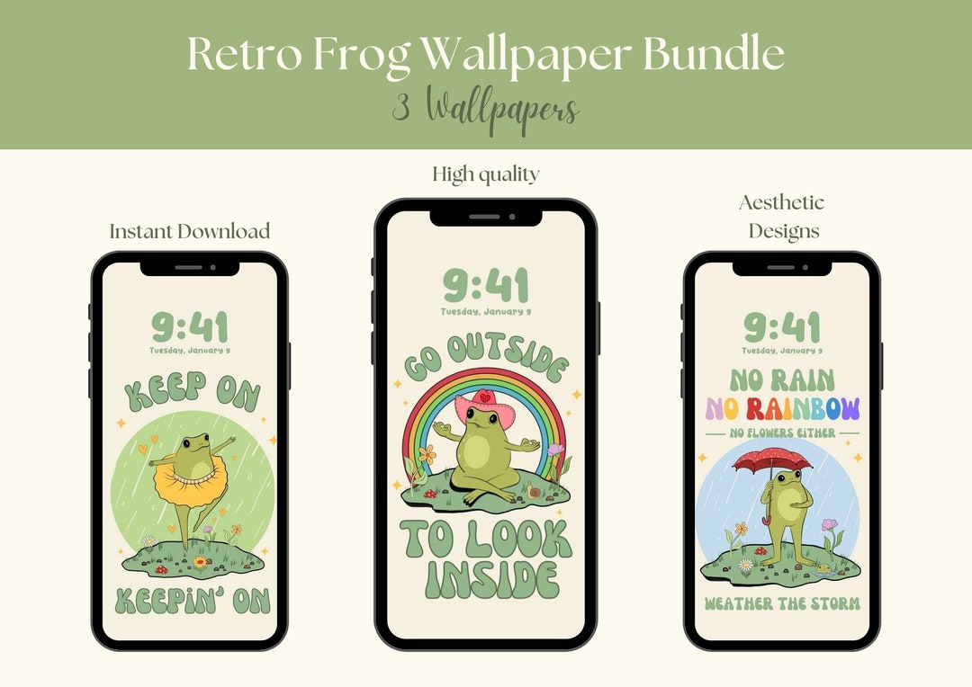 IPhone Wallpaper Bundle | Retro Aesthetic Mobile Wallpaper | IOS ...