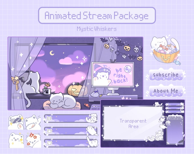 Mushroom Cottagecore Stream Overlay Pack Animated Screens - Etsy Canada