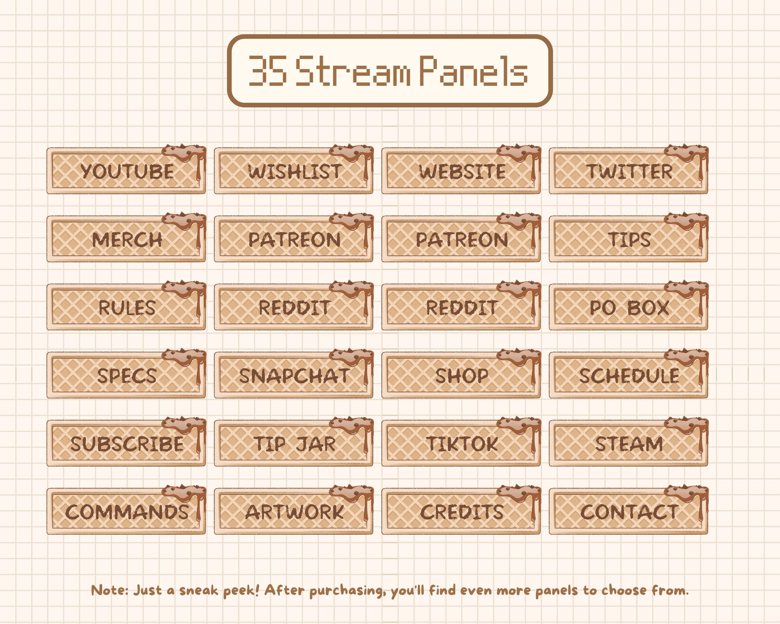 Animated Cottagecore Twitch Stream Package: Teddy's Tasty Bites - Etsy