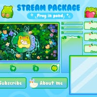 Static Froggy Stream Alert Package (6) for Twitch｜twitch Overlays ...