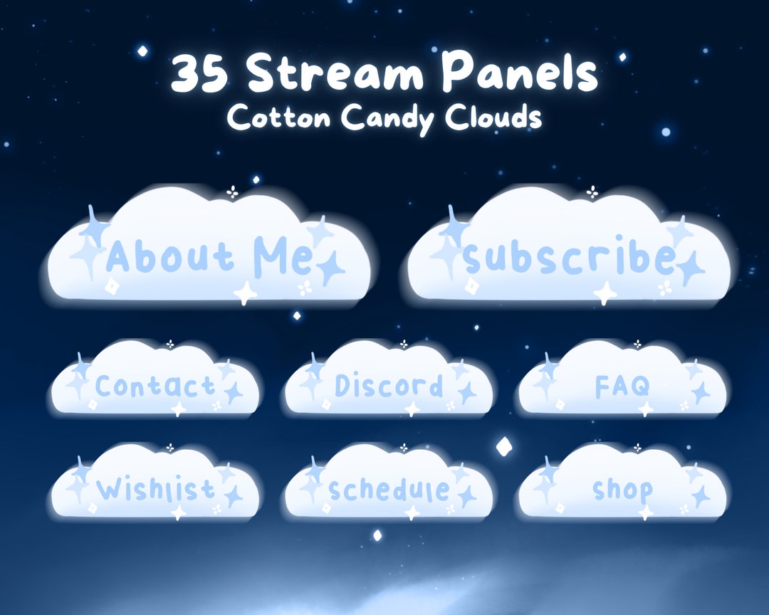 35 Blue Twitch Panels | Twitch Panels Cozy | Twitch Stream | Cozy ...
