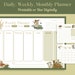 Strawberry Planner | Pink Daily Planner, Weekly Planner, Monthly ...
