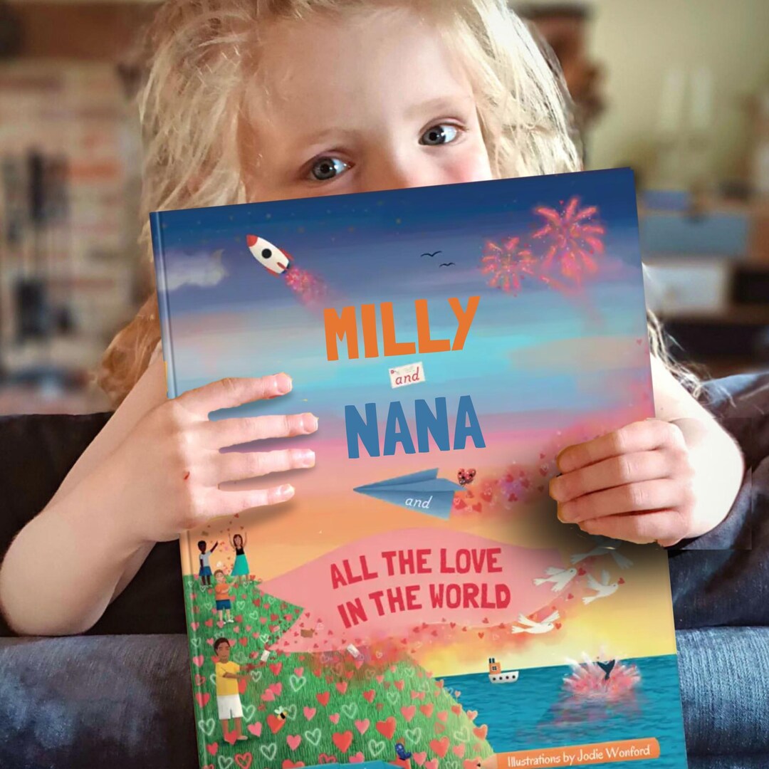 Personalised Grandparent Keepsake Book: "all the Love in the World" - A ...