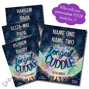 Father's Day Gift - Personalised ‘cuddle’ Book for 2 - a Beautiful ...