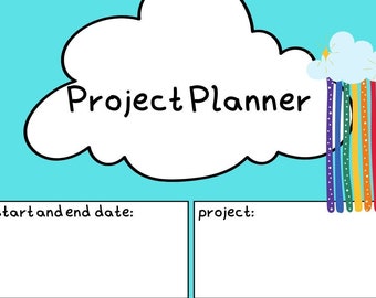 Student Project Planner, Project Planner for Kids, Project Planning ...