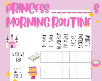 Princess Morning Routine - Etsy