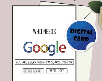 Google Birthday Card - Etsy