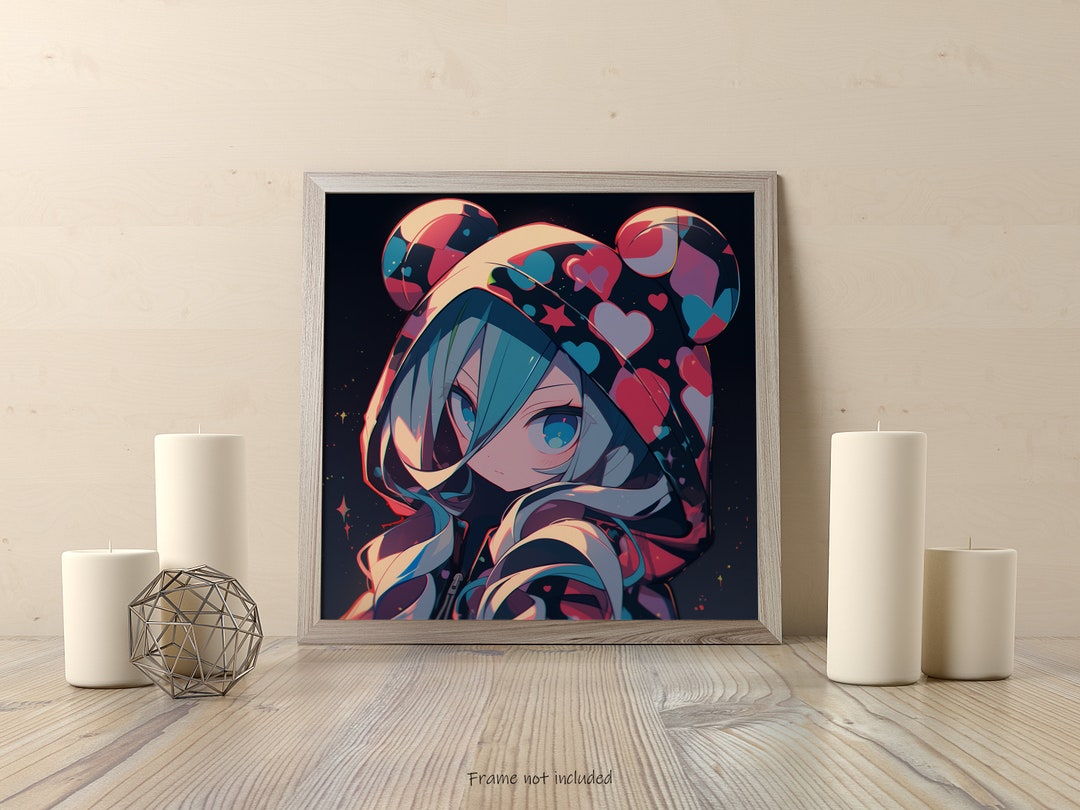 Mickey Mouse Anime Fashion Fusion Poster - Etsy