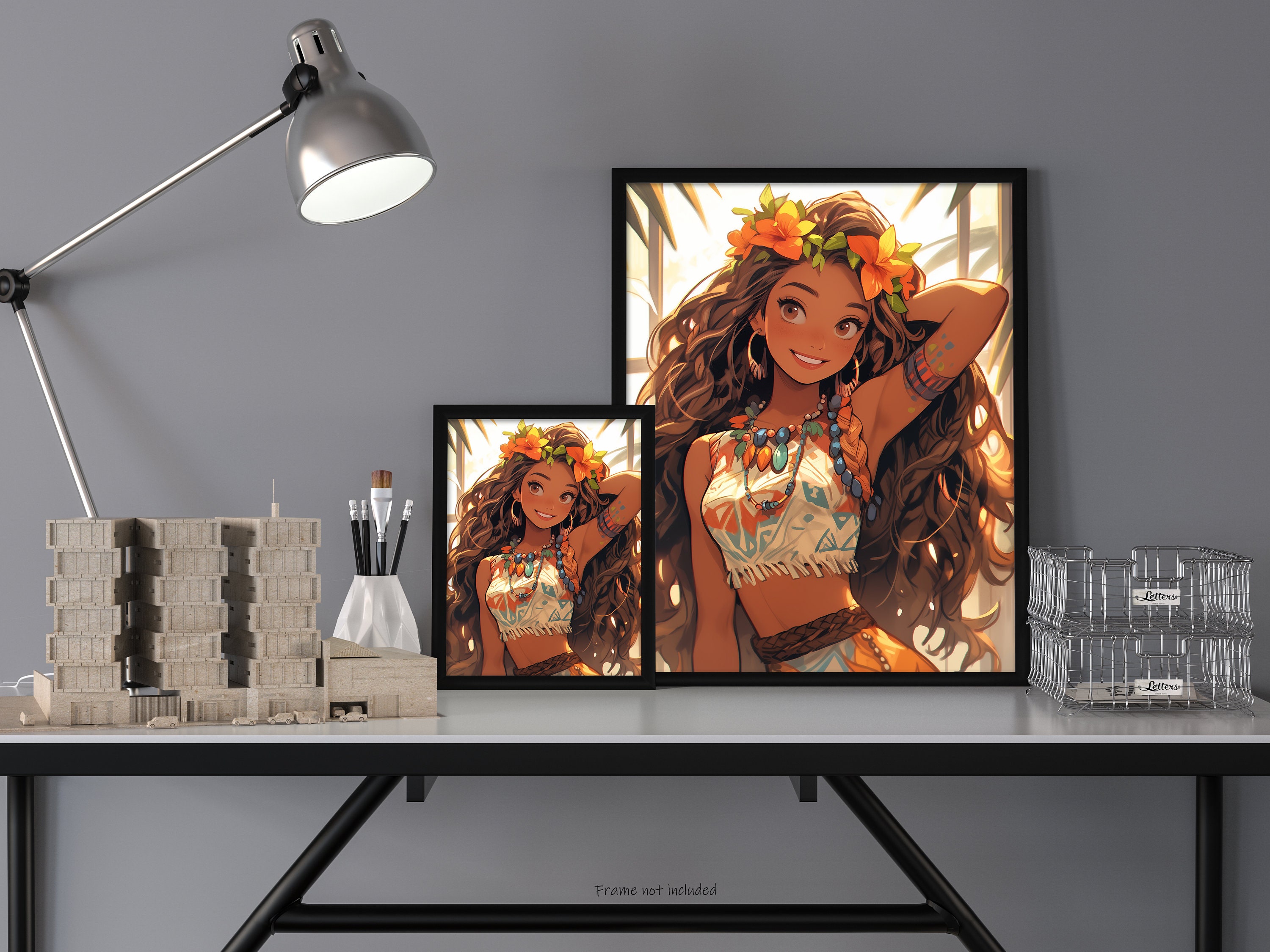 Moana Anime Art Poster - Etsy