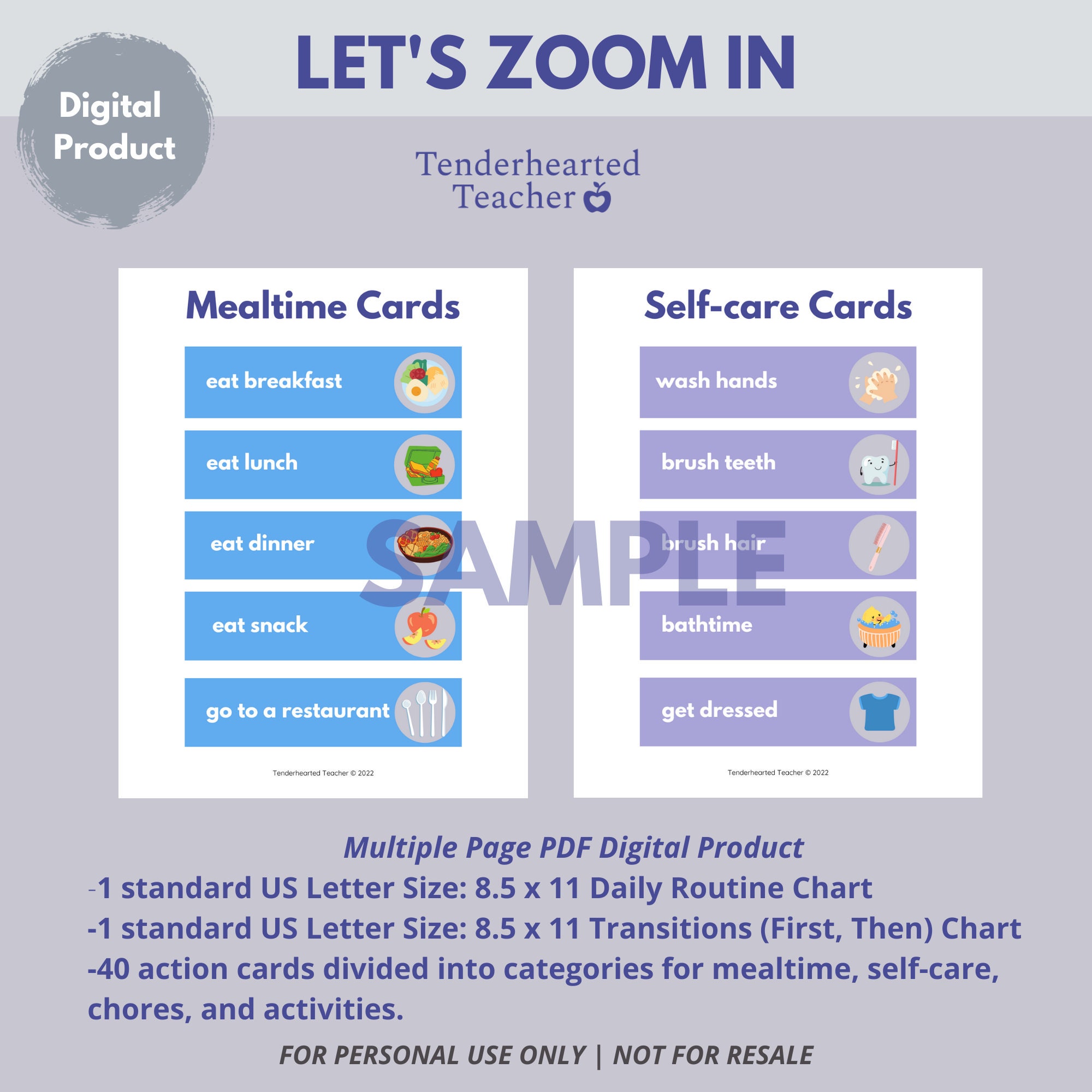 Visual Daily Schedule Chart for Kids | Preschoolers | Toddlers ...