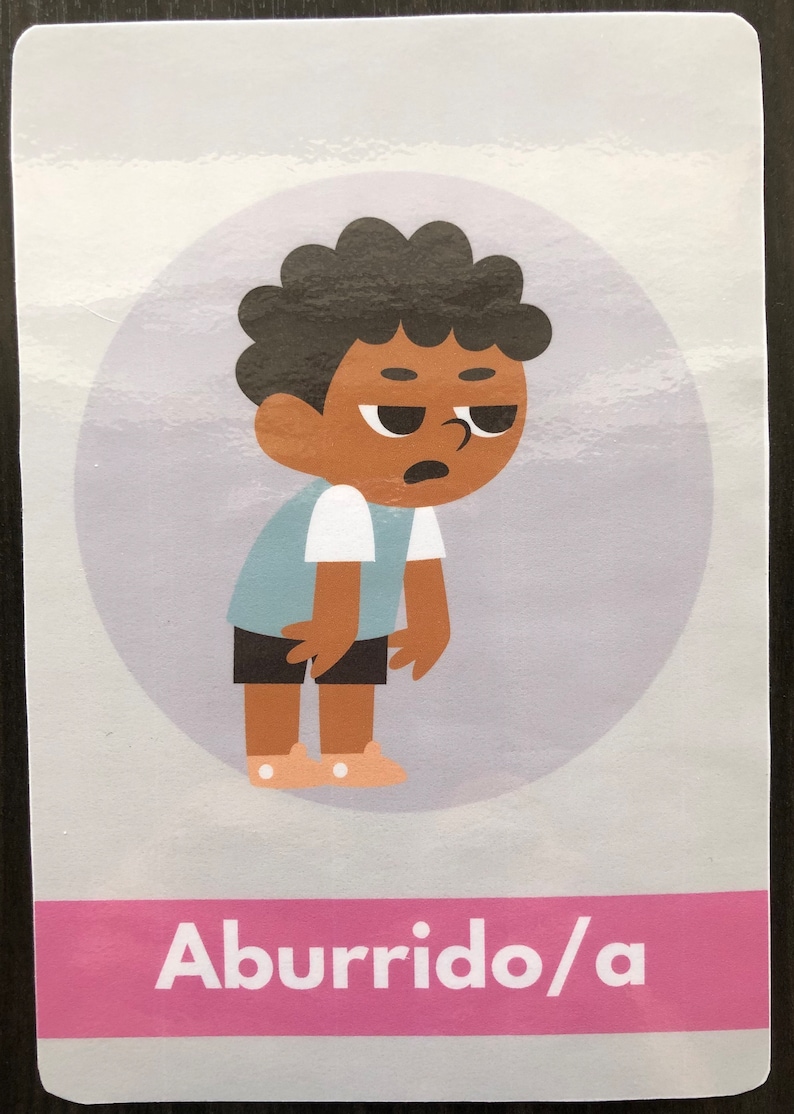 Bilingual Emotions Flashcards (english & Spanish) for Kids ...