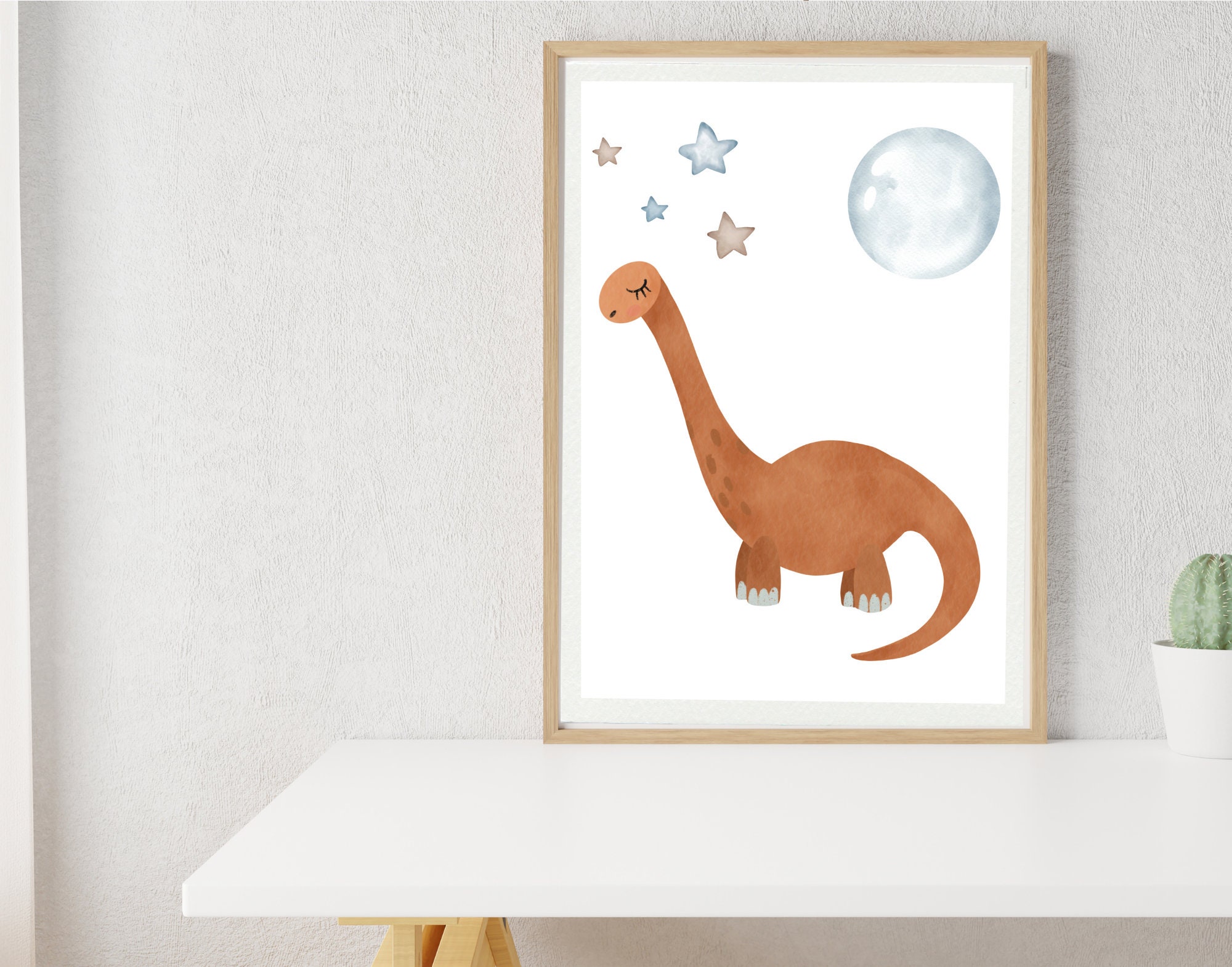 Dinosaur Nursery, Boho Printable, Set of 3, Dinosaur Poster, Dinosaur ...