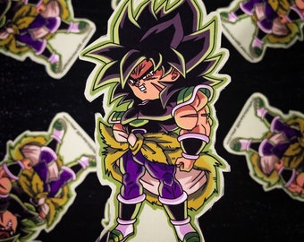 Dragon Ball Broly Stickers - Etsy UK
