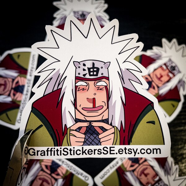 Jiraiya Stickers - Etsy UK