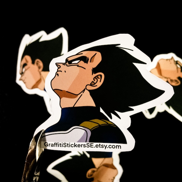 Dragon Ball Vegeta Stickers - Etsy