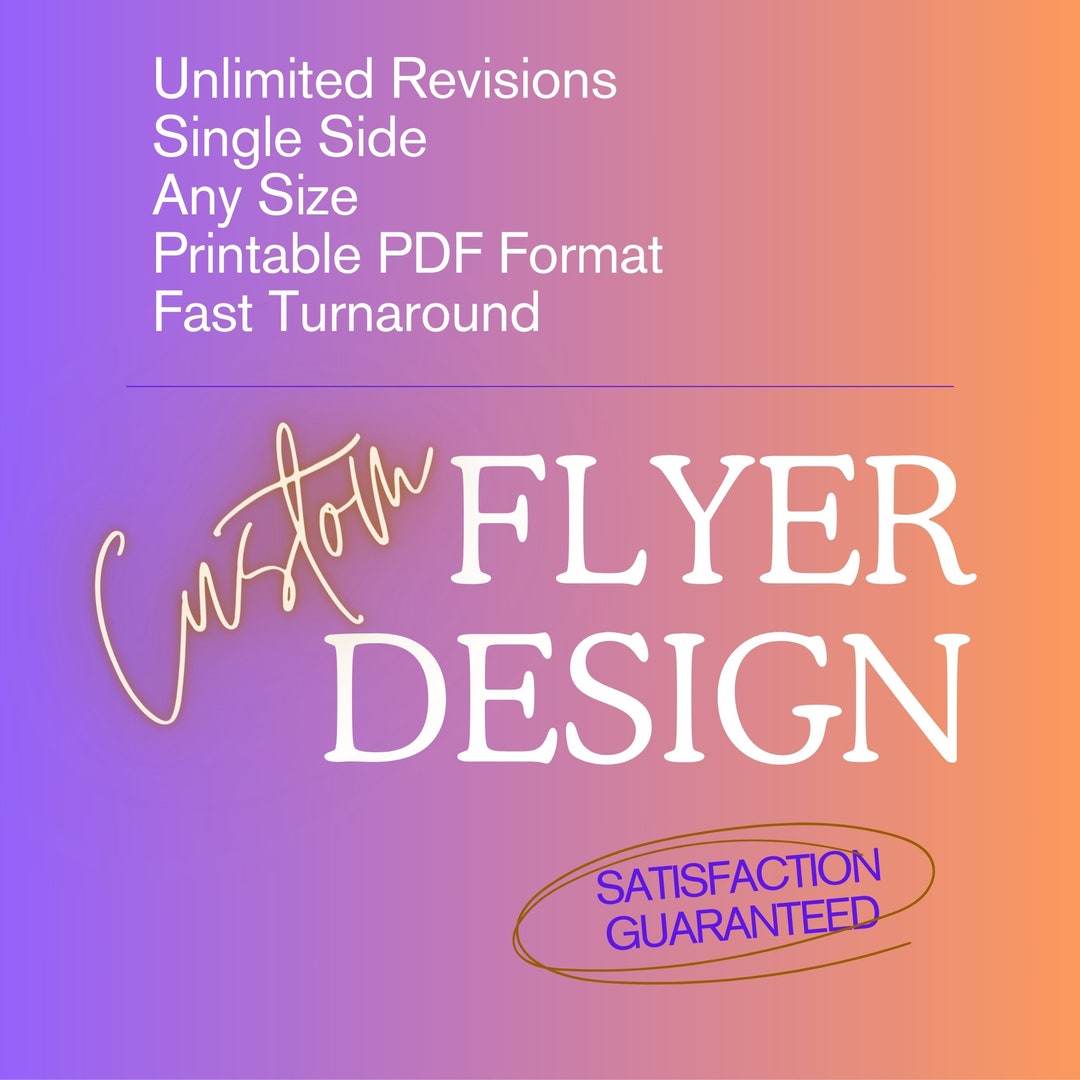 Custom Flyer Design Professional Flyer Design for Your Business, Flyer ...