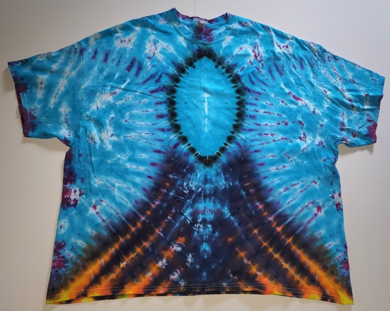 5X Volcano Tie Dye T-shirt - Etsy