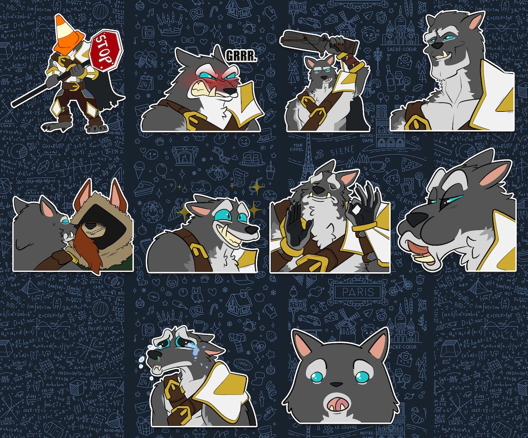 10x FLAT COLOUR Custom Telegram Stickers - Etsy