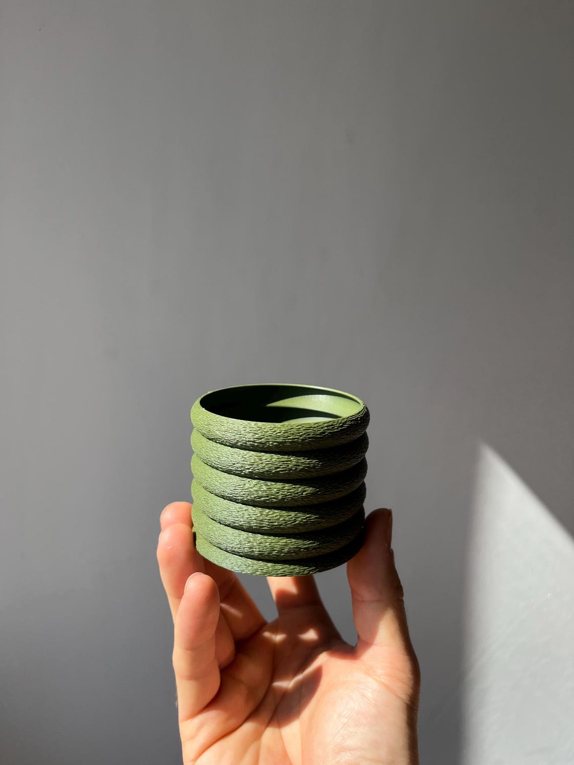 Fluted Plant Pot - 3D Printed Plant Pot - ECO Friendly Plant Pot ...