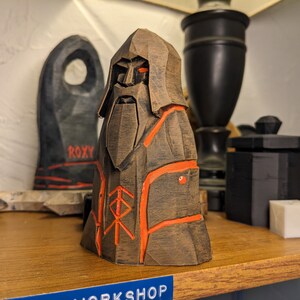 Valheim Inspired Ward - Hand Painted - Low Poly - Etsy