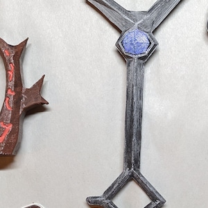 Valheim Inspired Swamp Key - 3D Printed - Hand Painted - Low Poly - Etsy