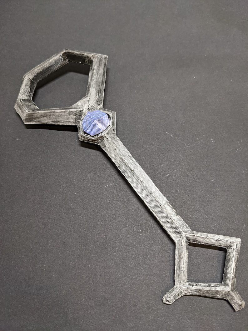 Valheim Inspired Swamp Key - 3D Printed - Hand Painted - Low Poly - Etsy